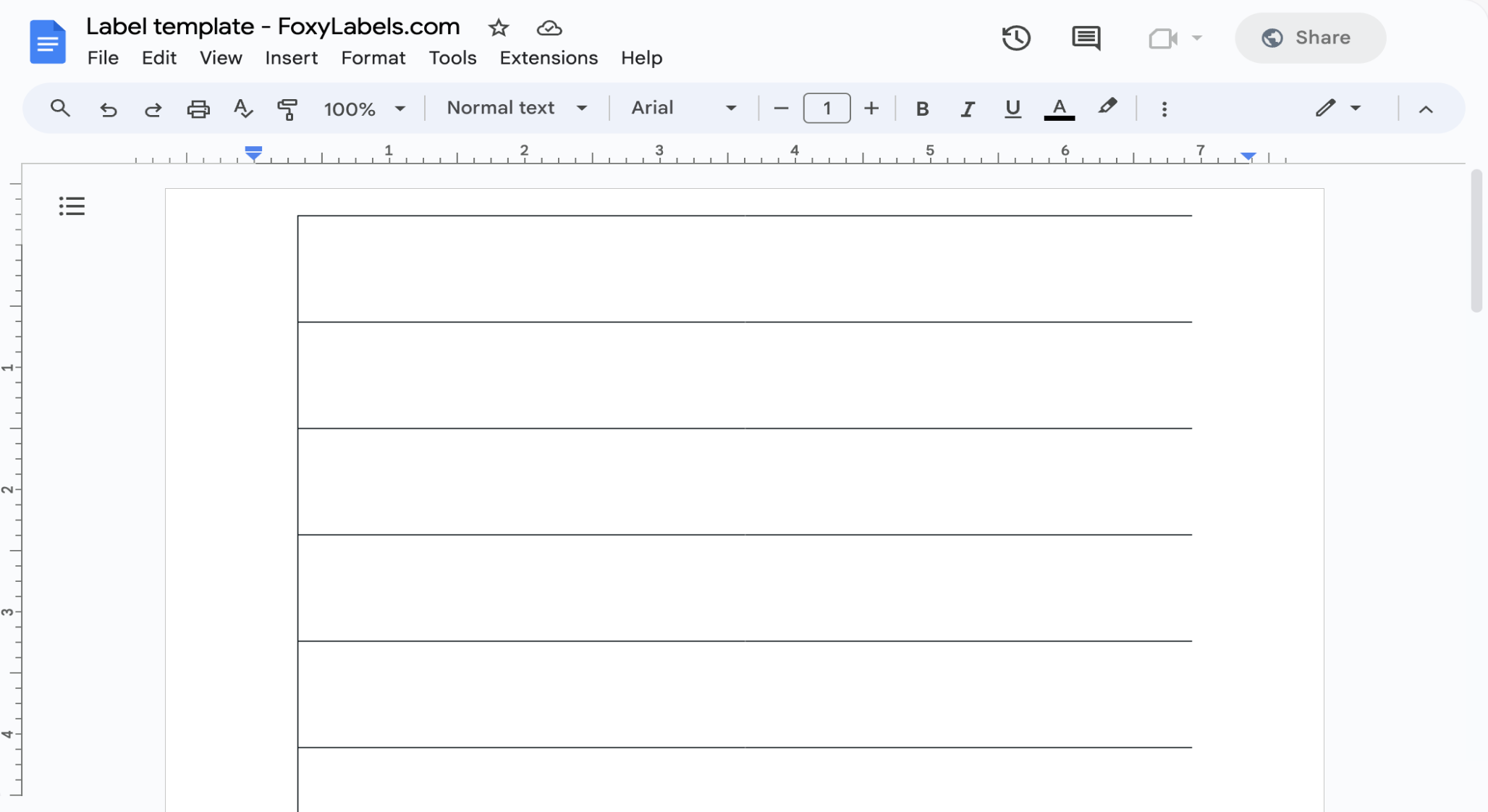 Avery® 89103 Template | Free Label Template for Google Docs