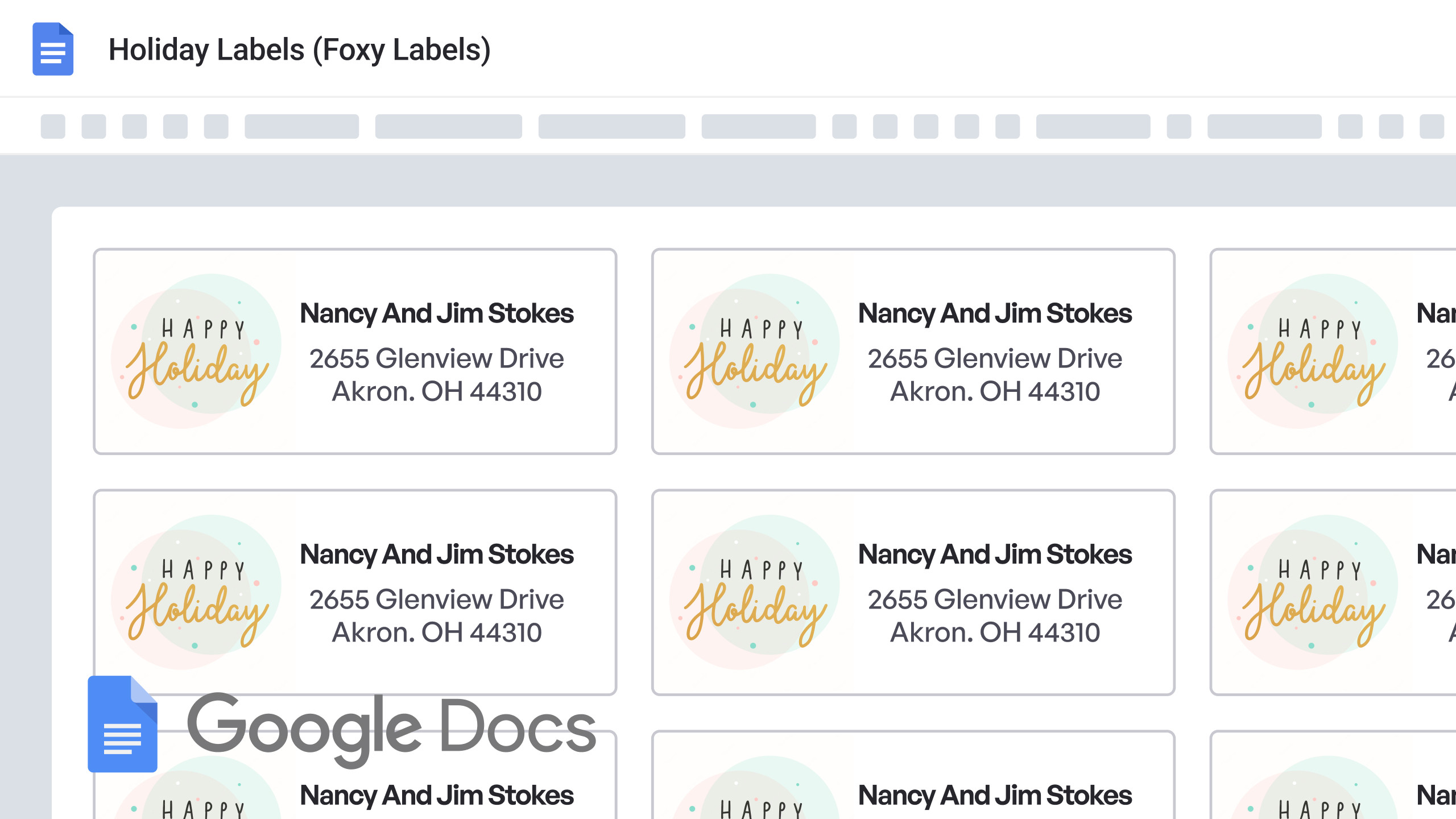 Foxy Labels - Tutorials