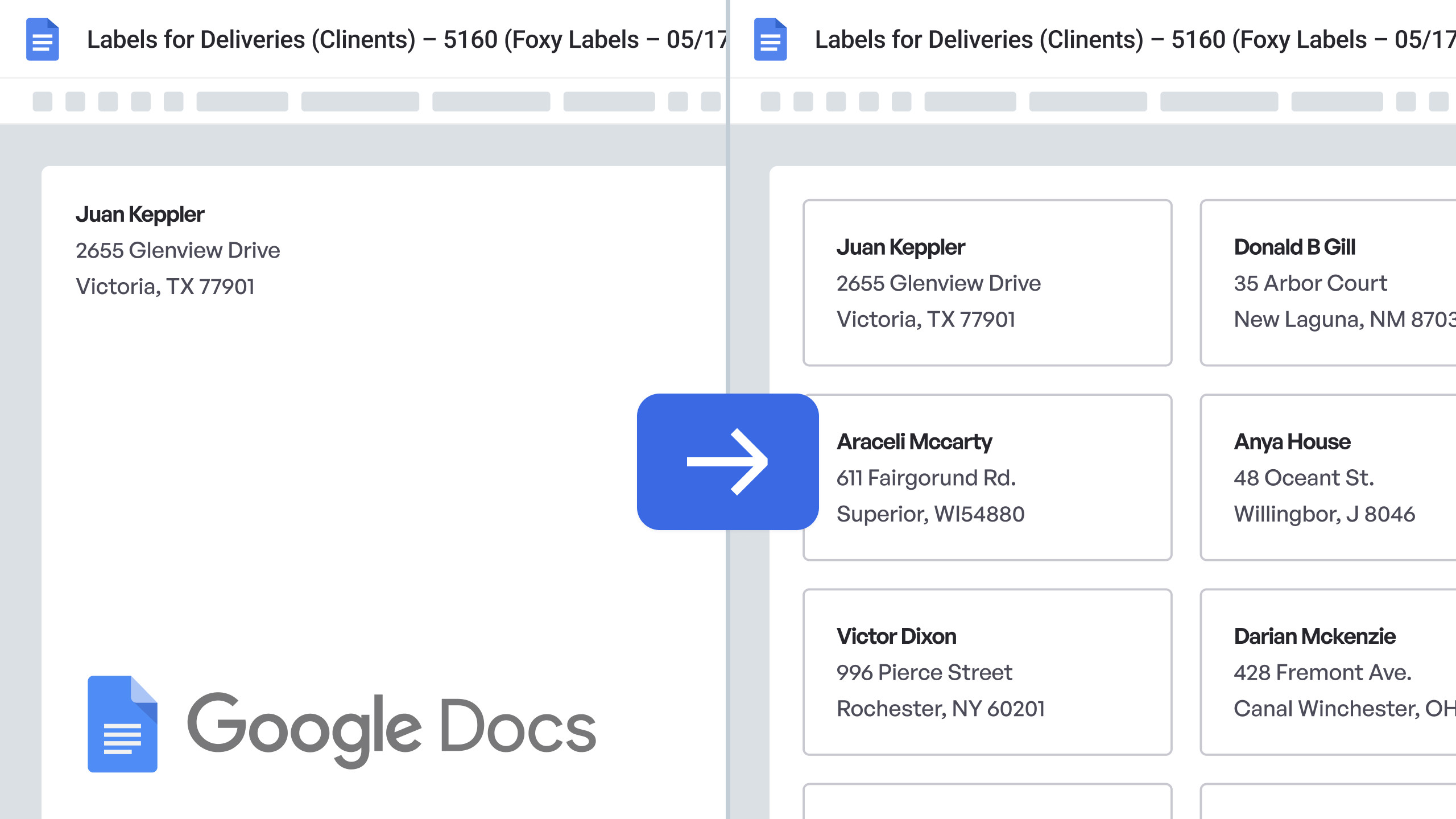 Foxy Labels - Tutorials