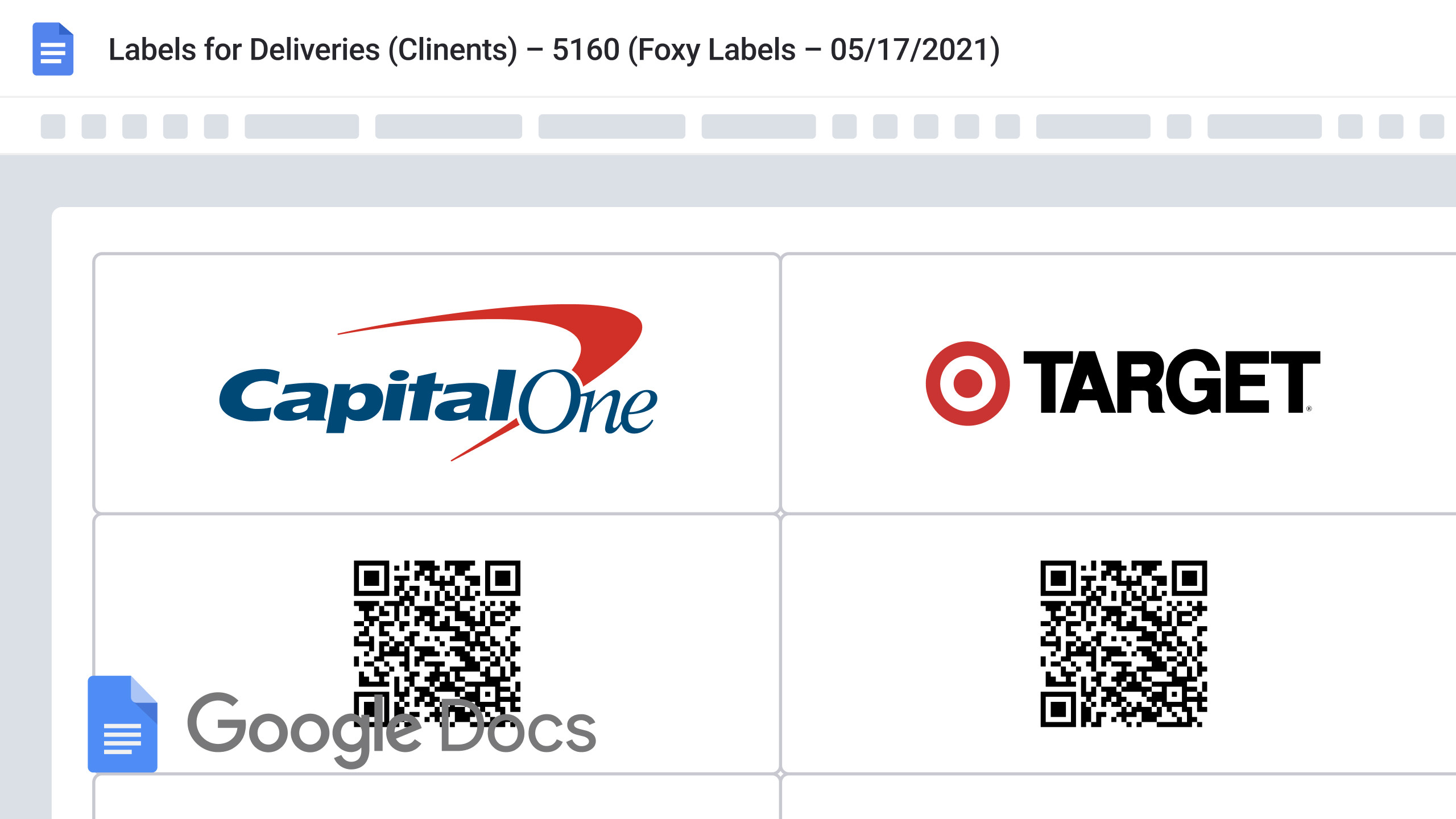 Foxy Labels - Tutorials