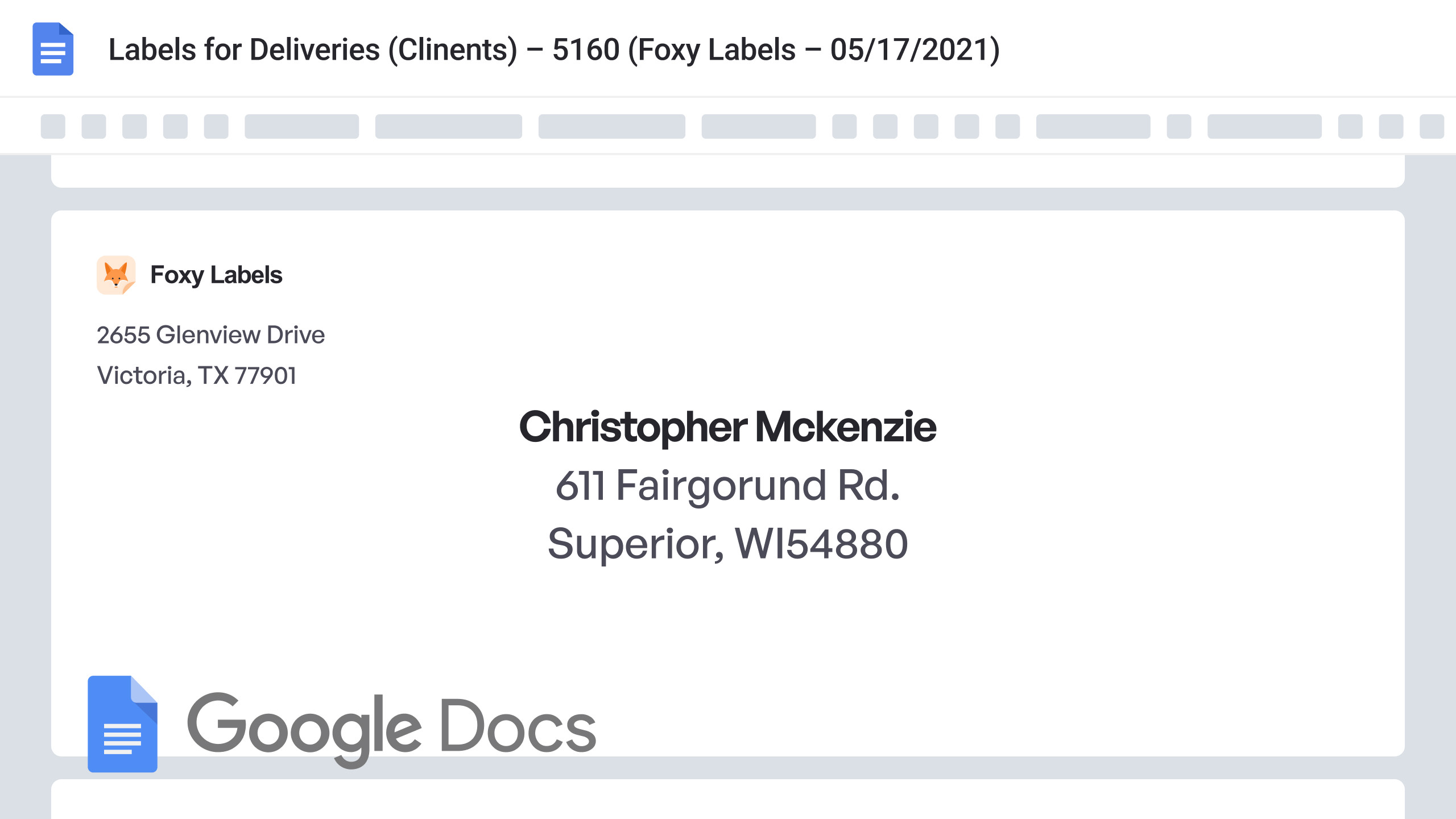 Foxy Labels - Tutorials