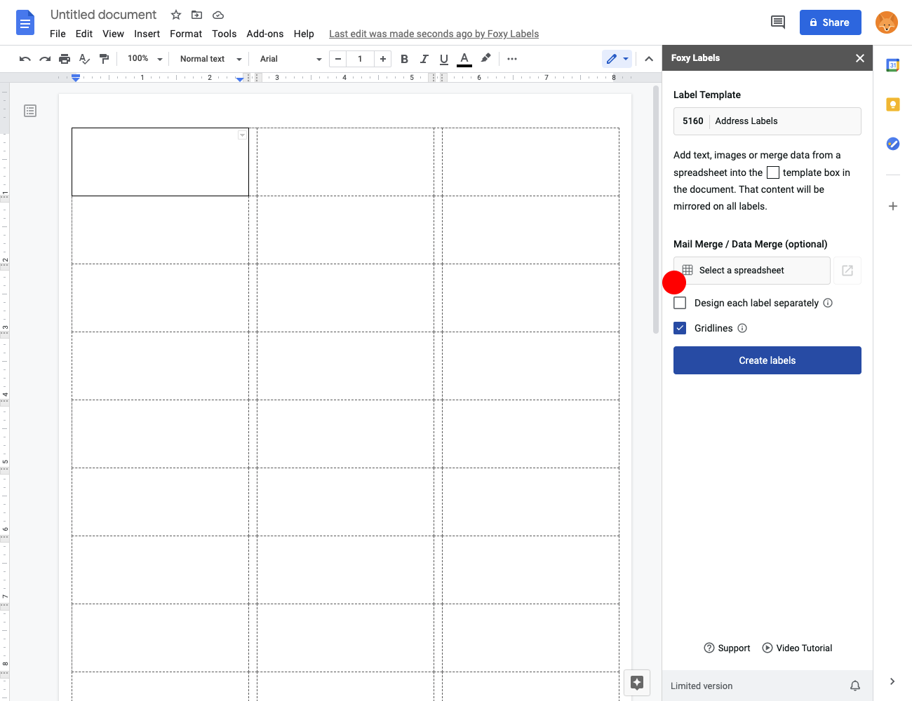 How To Make Labels In Google Docs