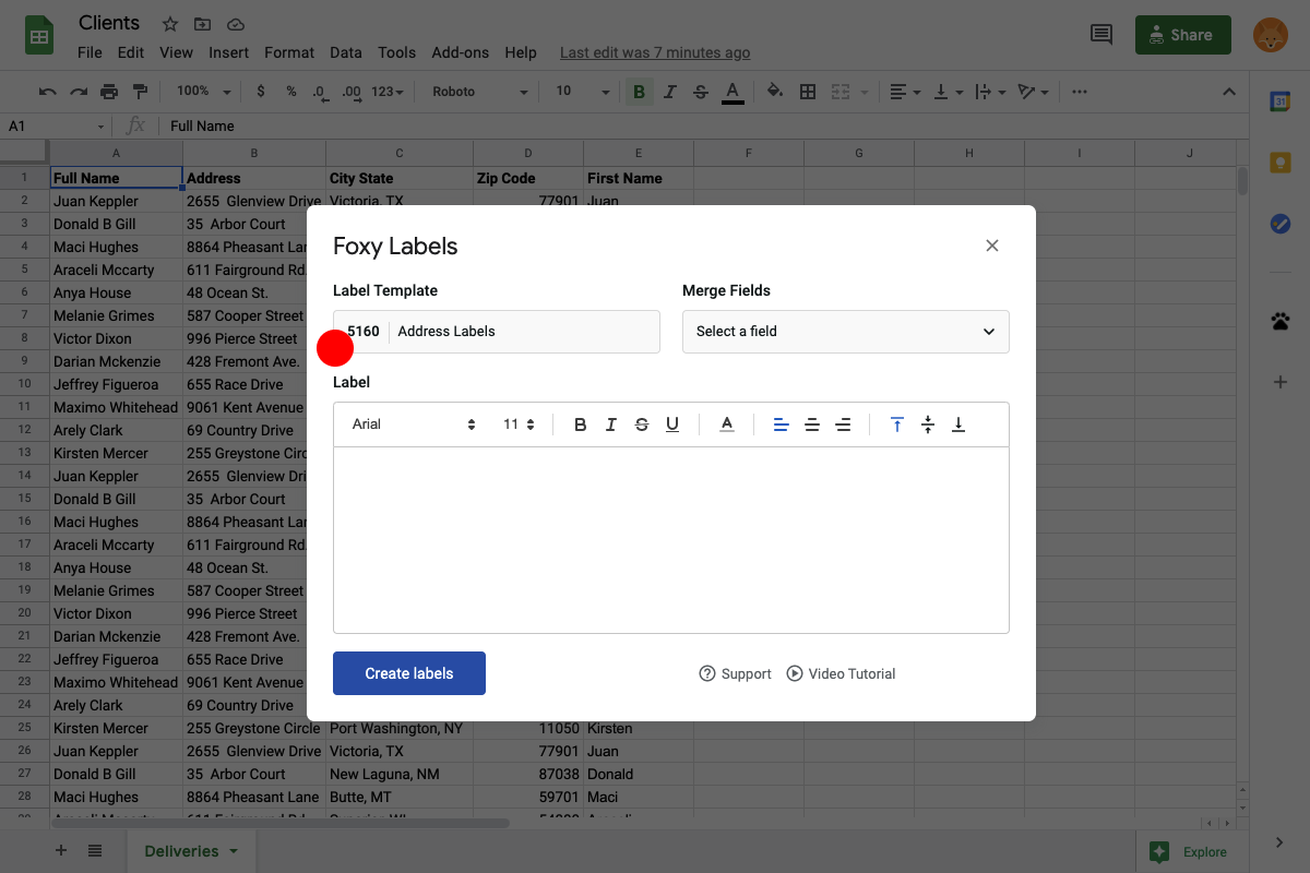 How To Make Labels In Google Docs