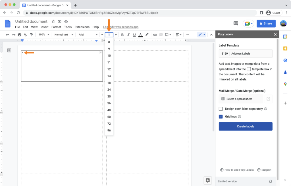 How To Create Snazzy Thanksgiving Labels in Google Docs – Foxy Labels