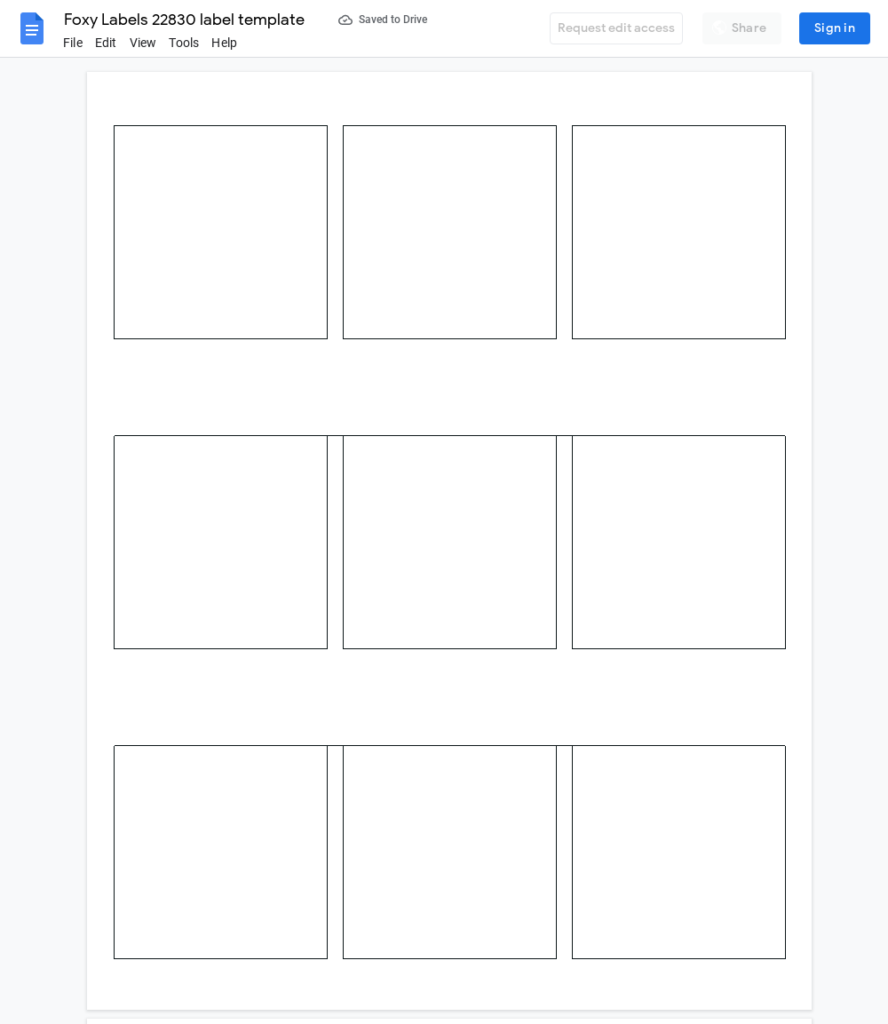 Avery 22830 Template Google Docs Google Sheets Foxy Labels