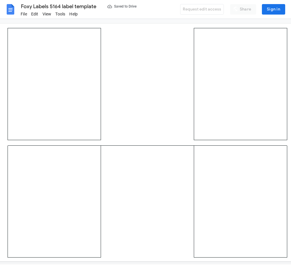 Avery 5164 Template Google Docs Google Sheets Foxy Labels
