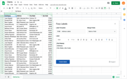 Foxy Labels – Avery Label Maker that Works in Google Docs & Sheets